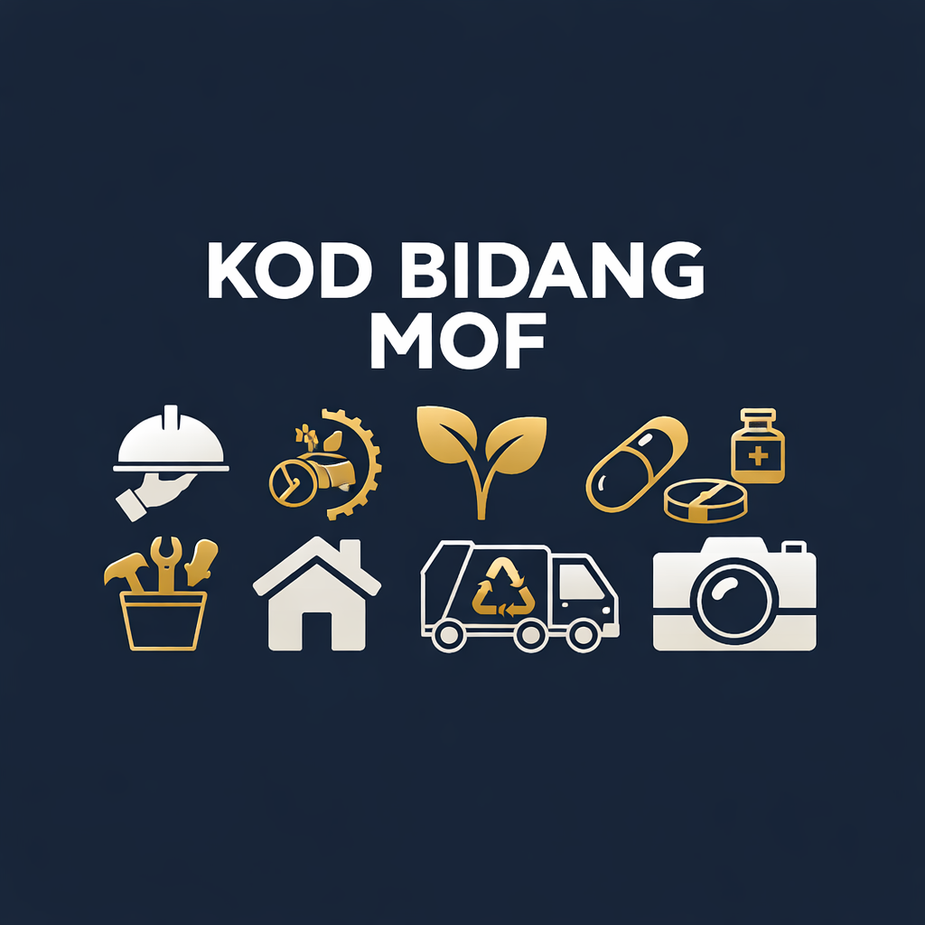 Senarai Kod Bidang MOF - Daftar Lesen MOF Online | Daftar Lesen ...